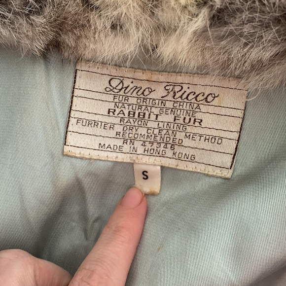 Vintage | Jackets & Coats | Vintage 7s Rabbit Fur Bomber Jacket By Dino ...